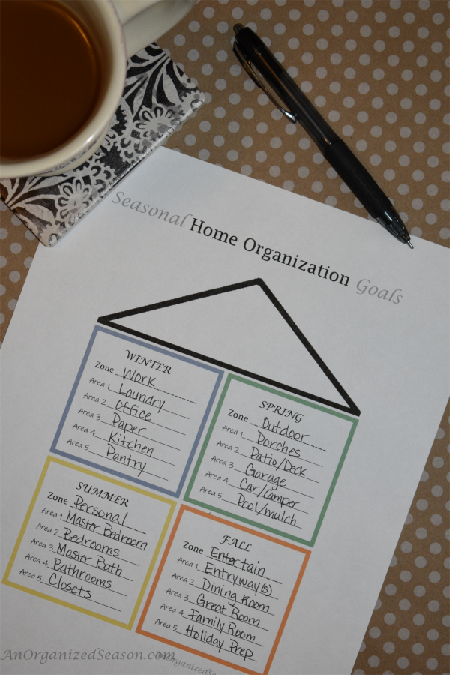 GET STARTED ORGANIZING YOUR ENTIRE HOME - An Organized Season