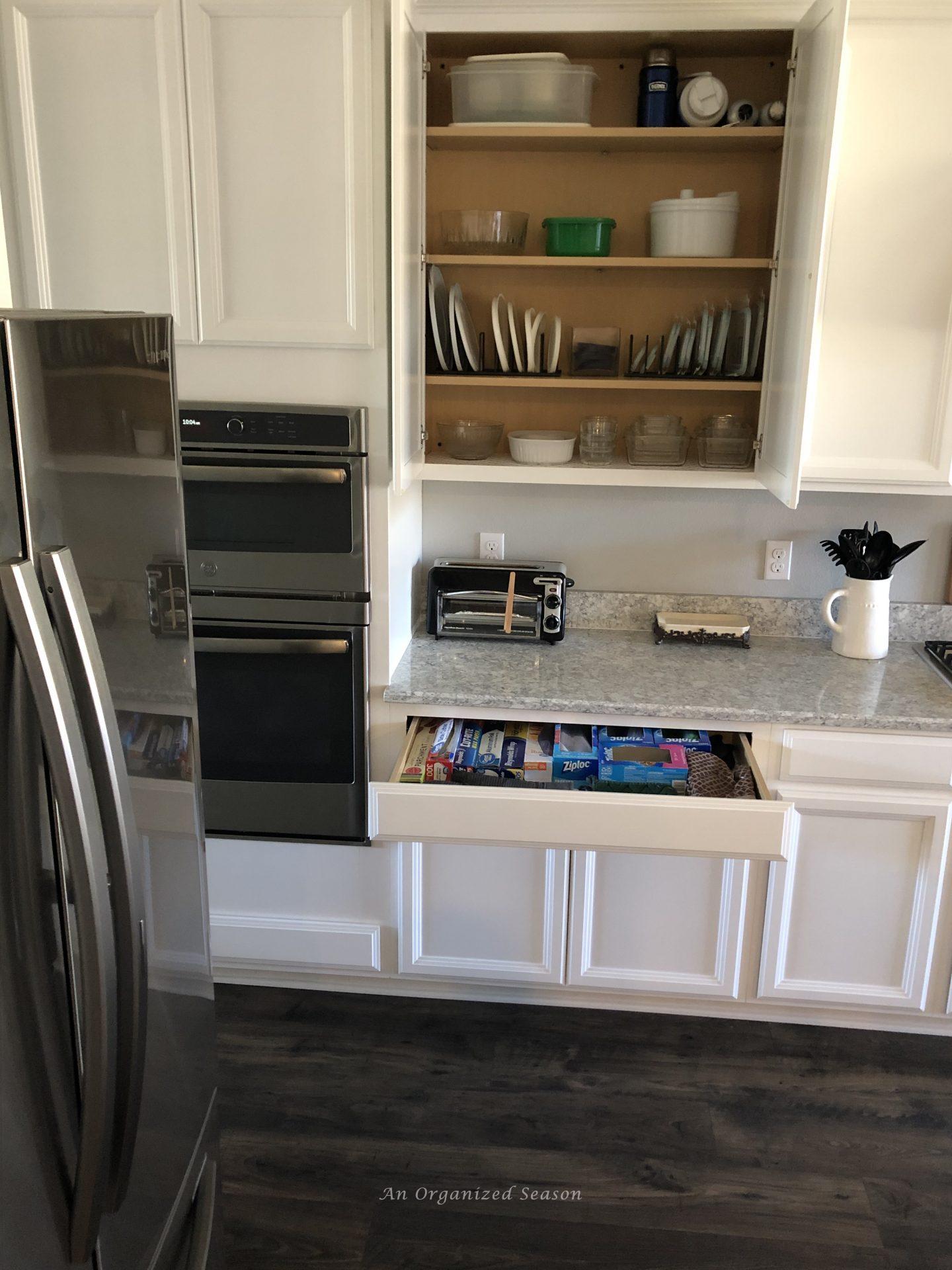 How to Organize Your Kitchen Using Zones - An Organized Season