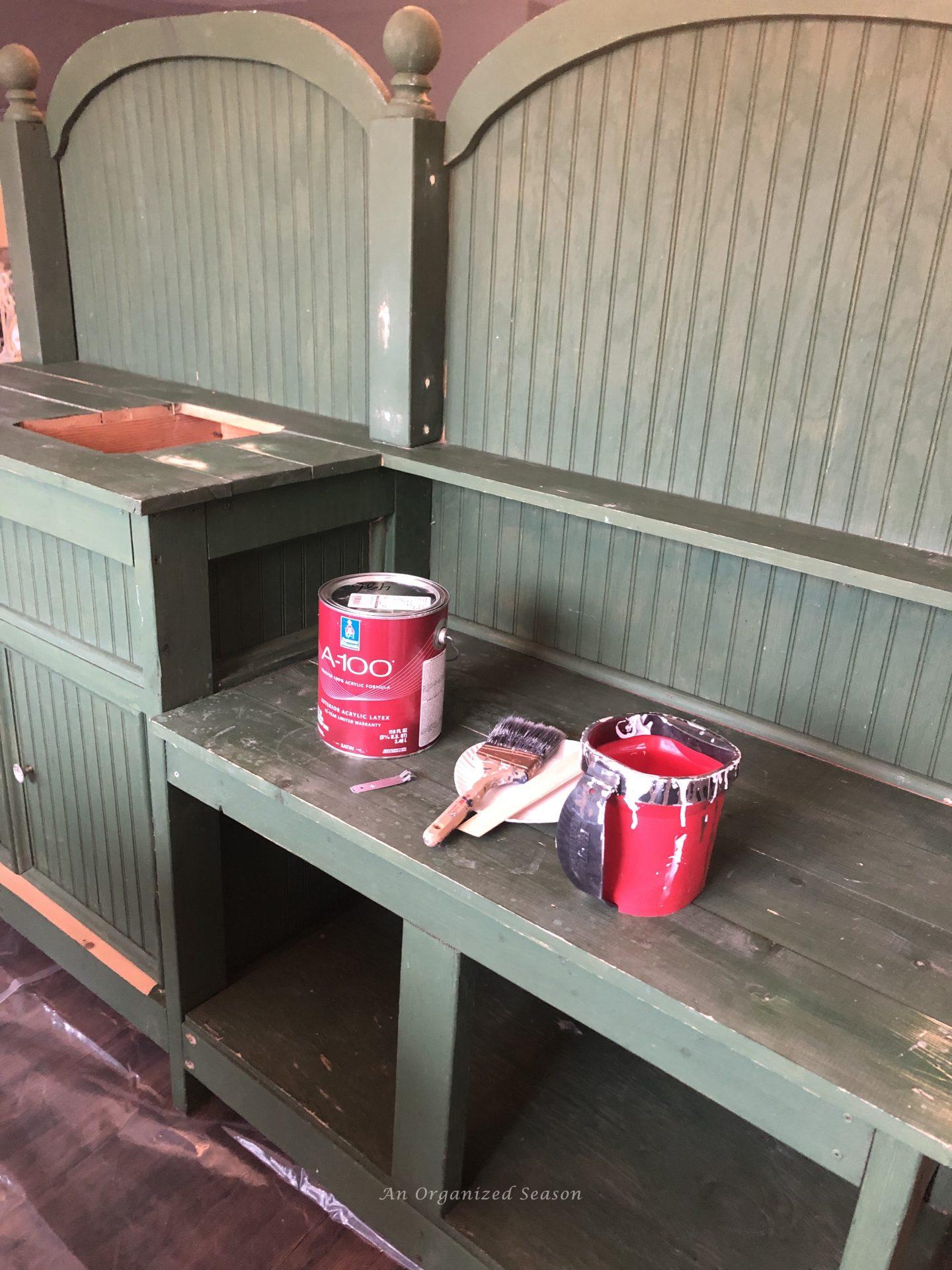 DIY Potting Bench Makeover: Giving New Life to an Old Piece - An ...