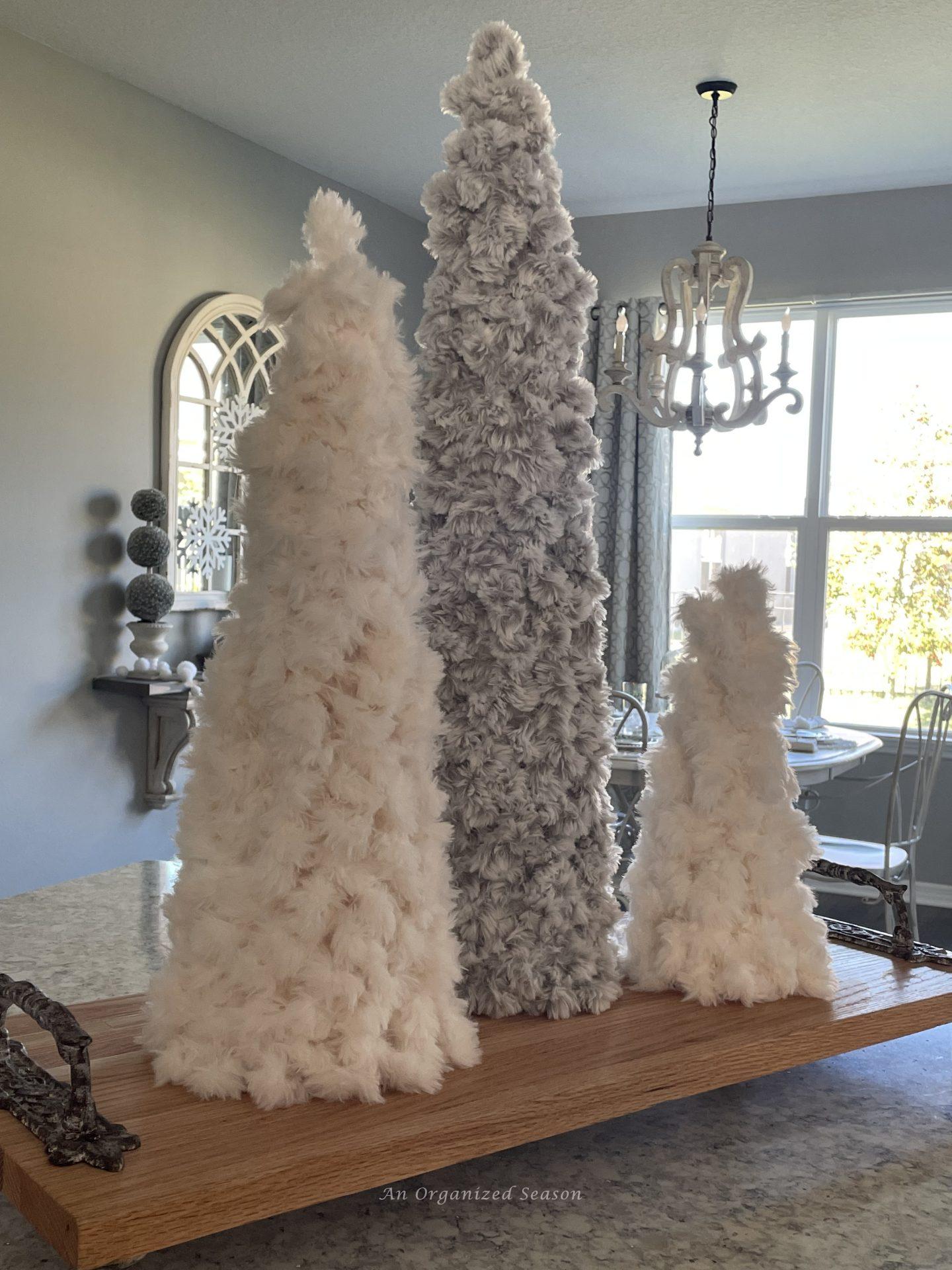 Easy Cone Christmas Tree DIY - An Organized Season