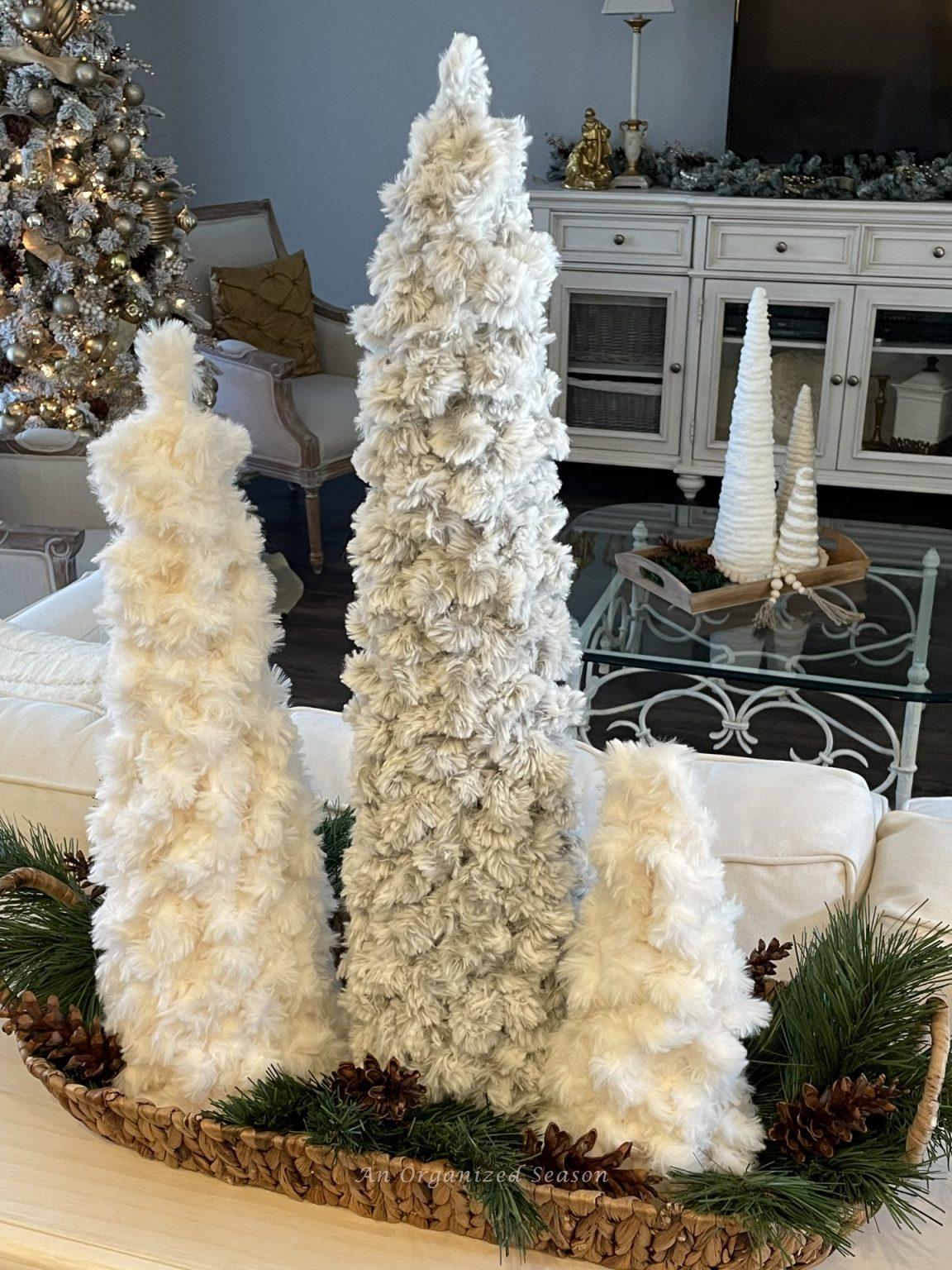 Easy Cone Christmas Tree DIY - An Organized Season