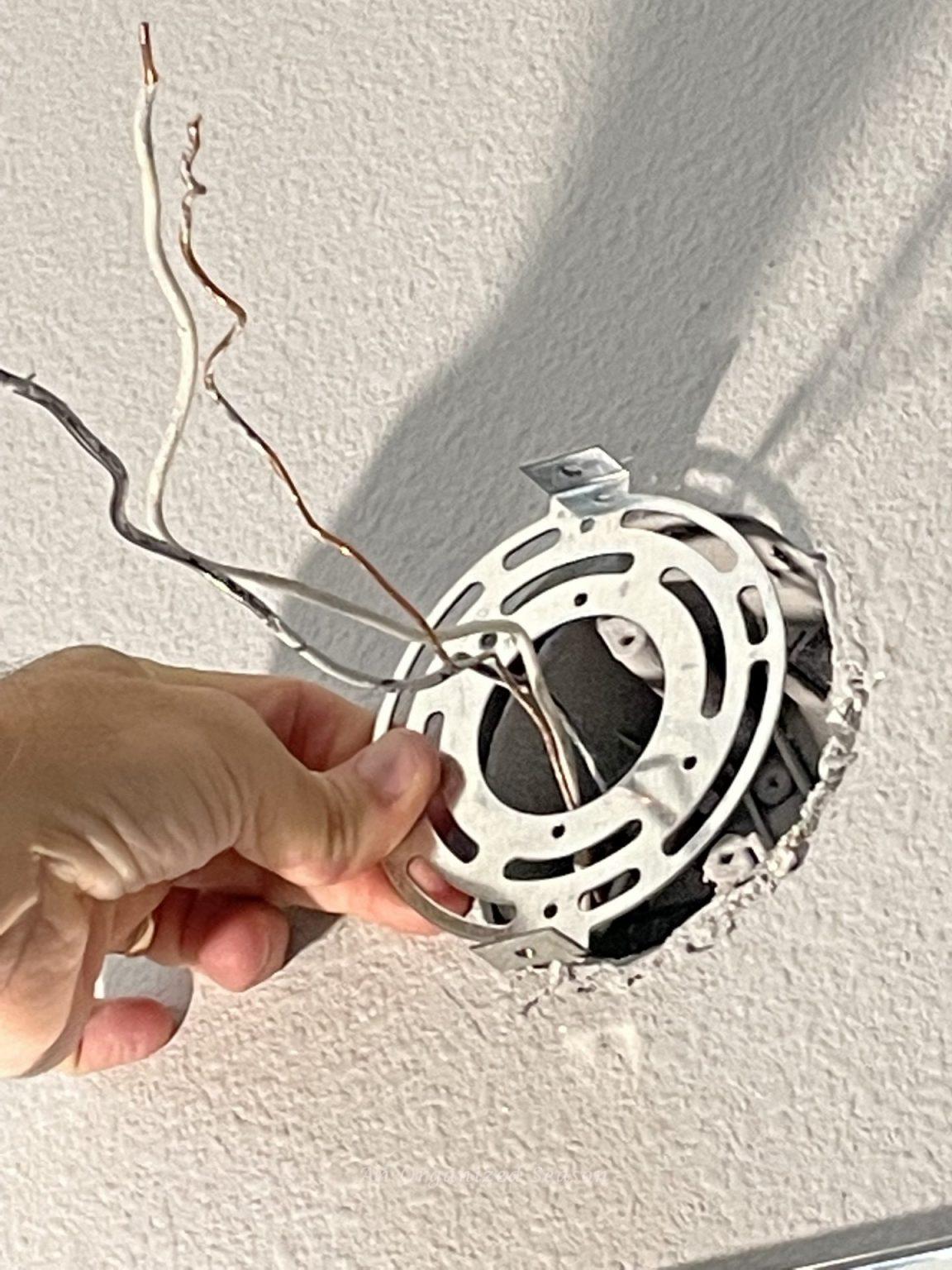 How to Replace your Bathroom Light Fixture - An Organized Season