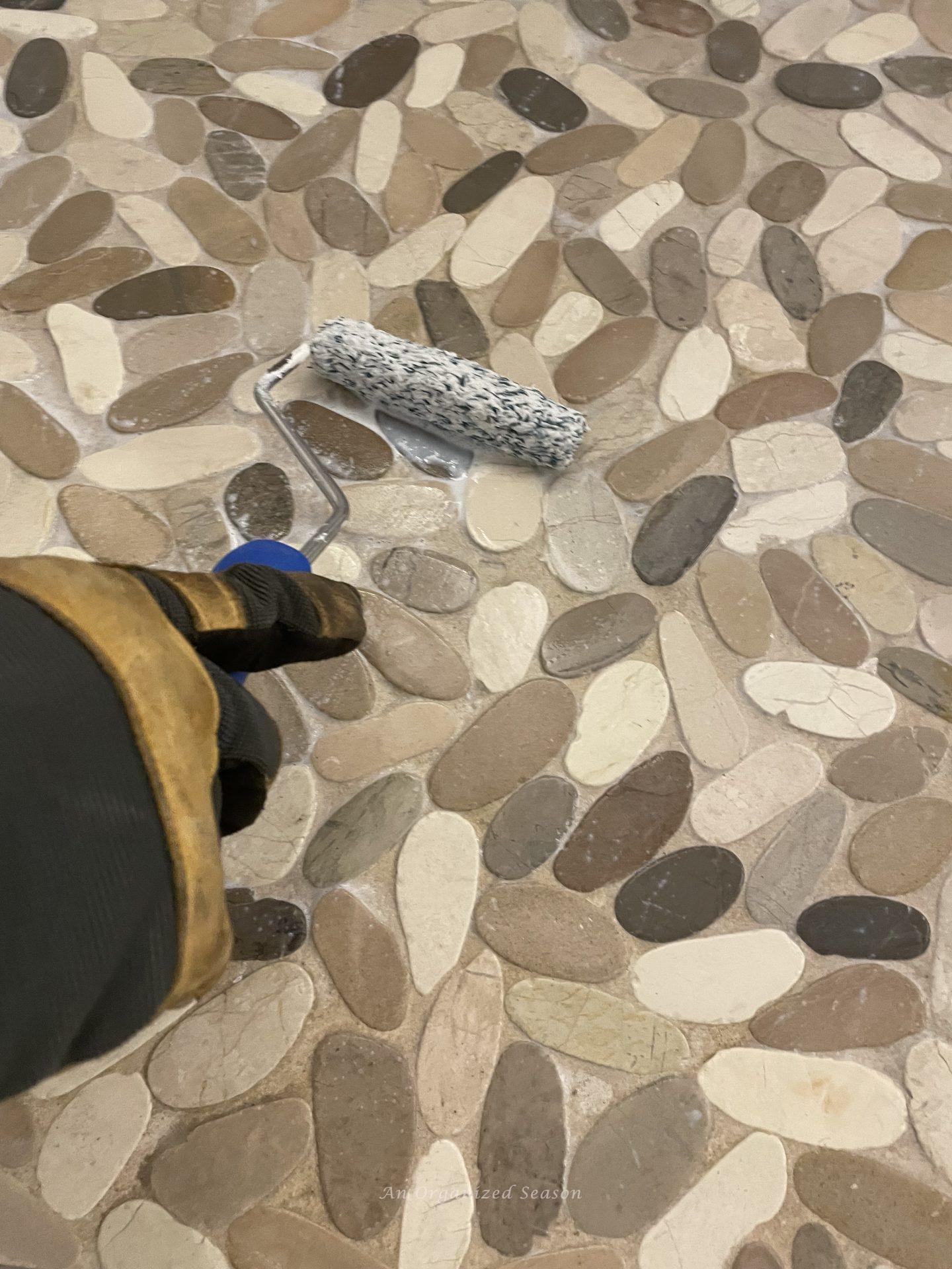 Tricks to Tile Over Existing Tile in a Shower - An Organized Season