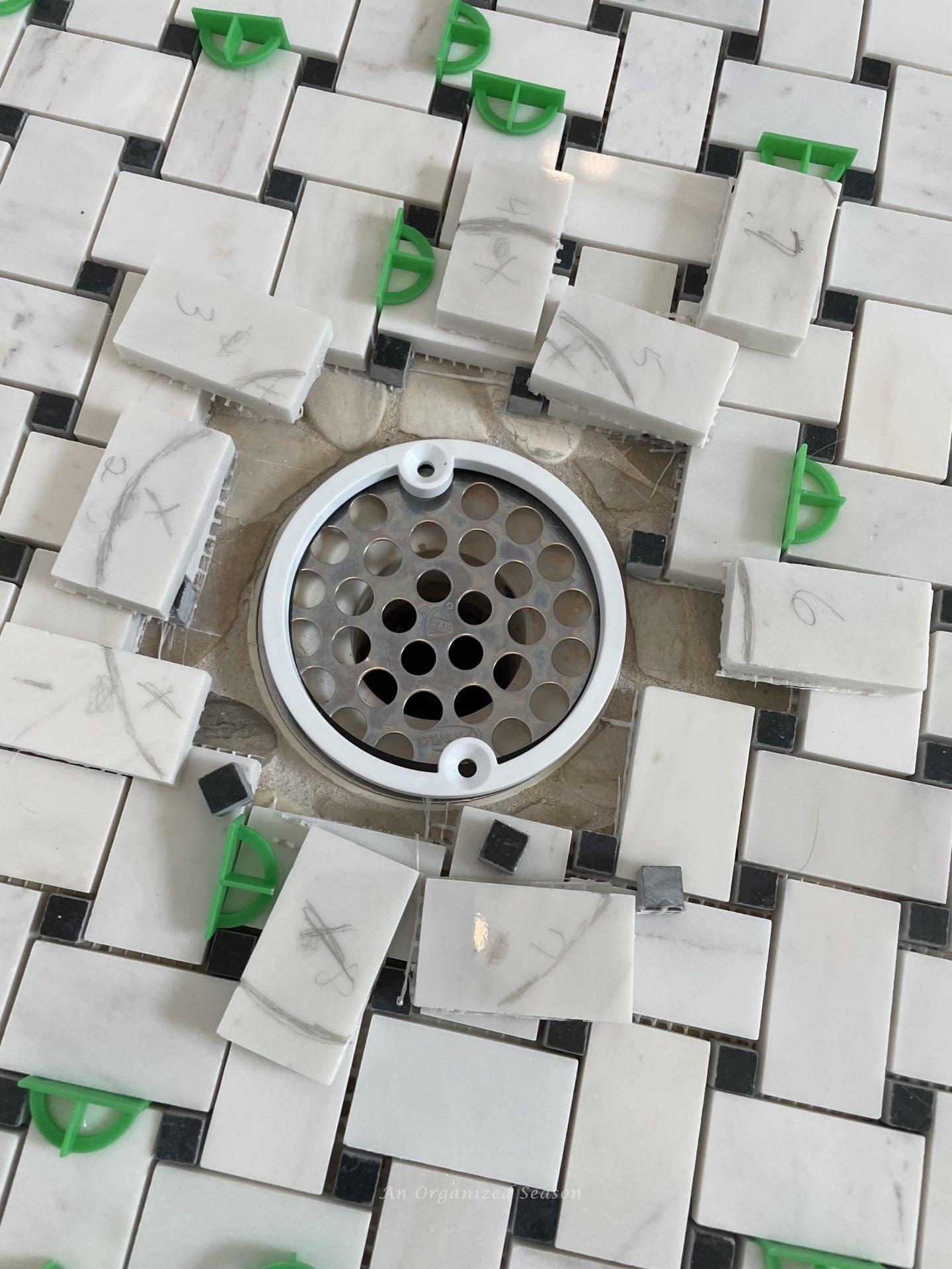 Tricks to Tile Over Existing Tile in a Shower - An Organized Season