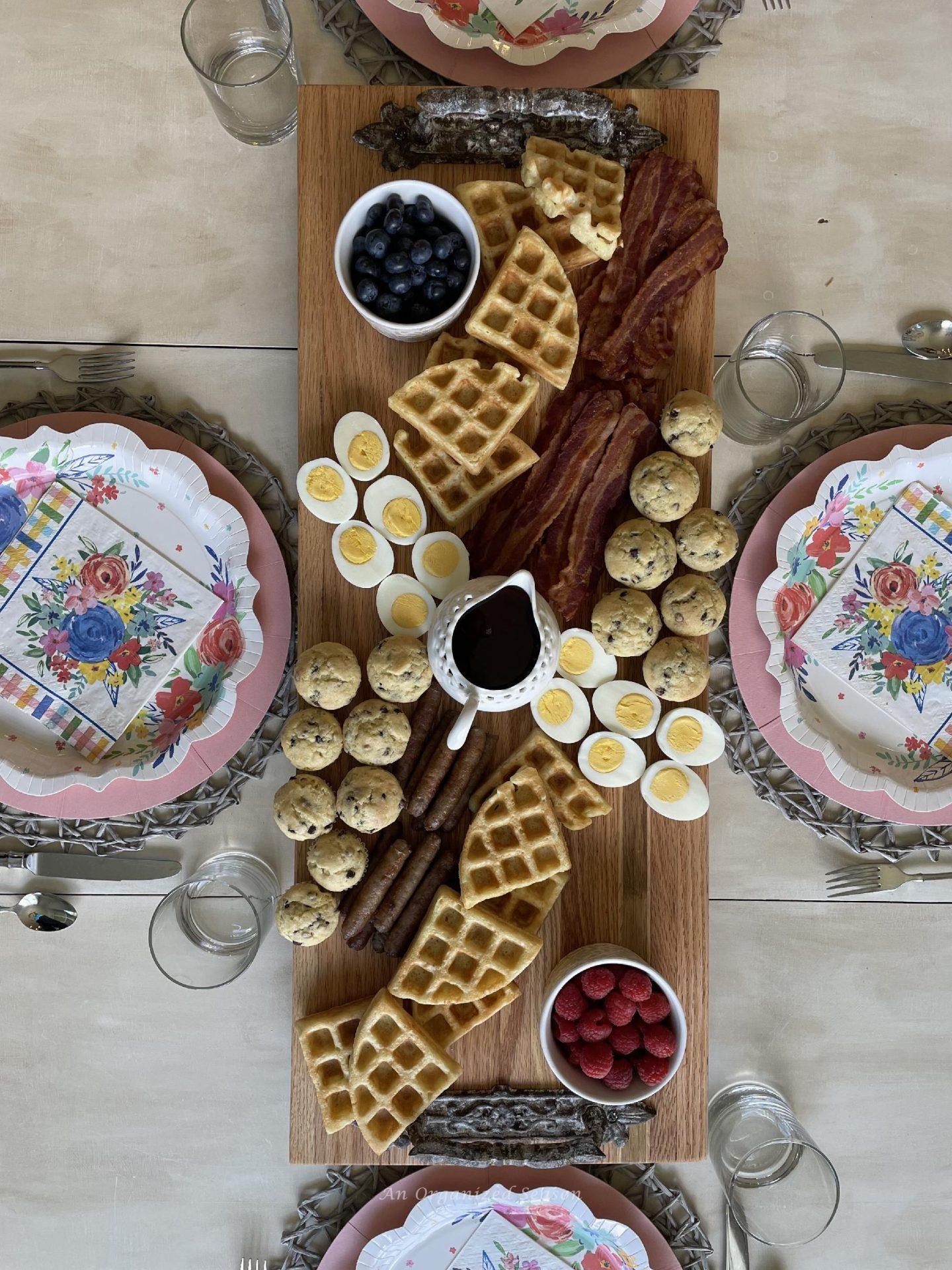 Make Mom Happy with an Easy Breakfast Board - An Organized Season