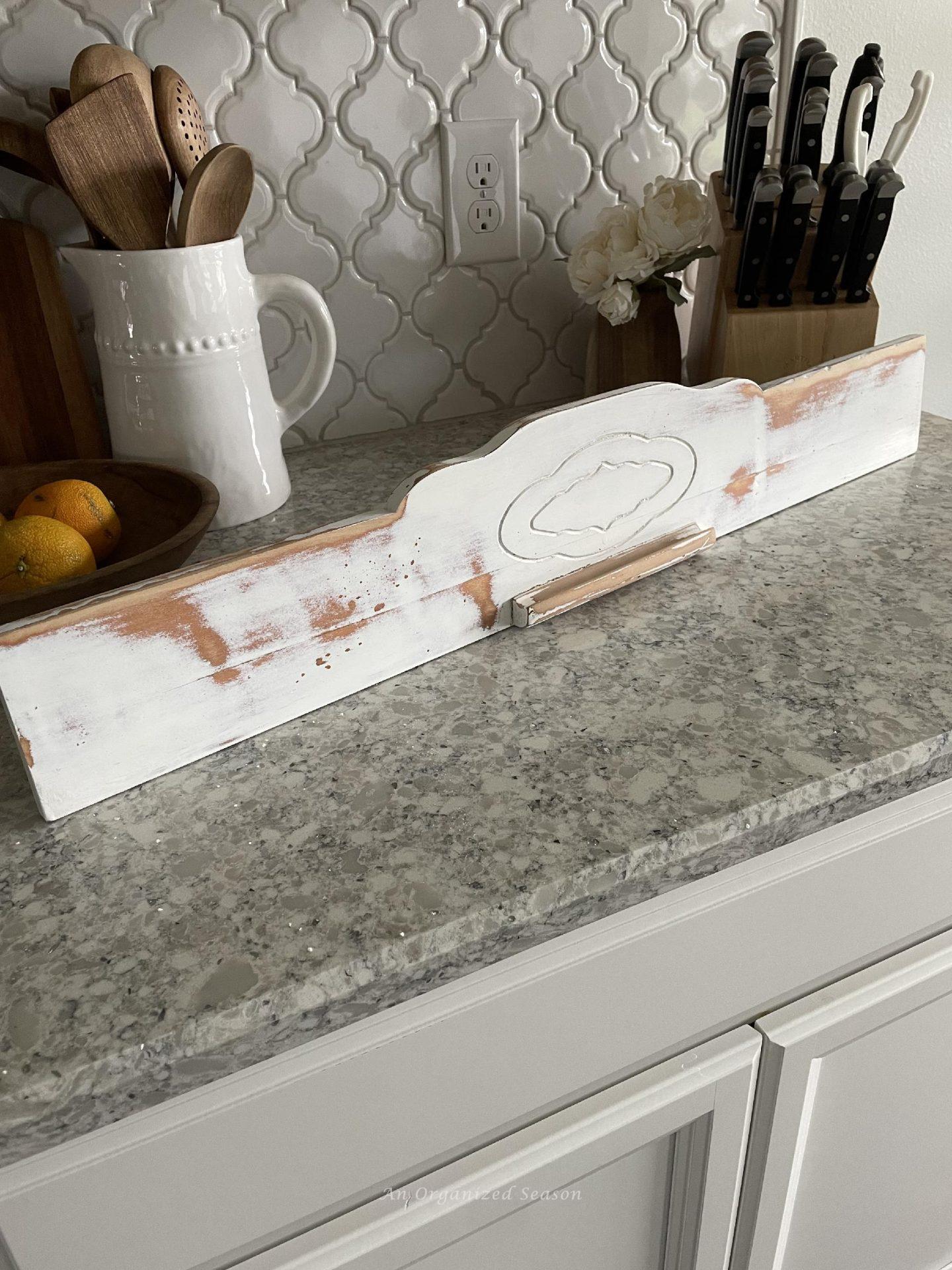 DIY Scrap Wood Project to Make a Towel Rack - An Organized Season