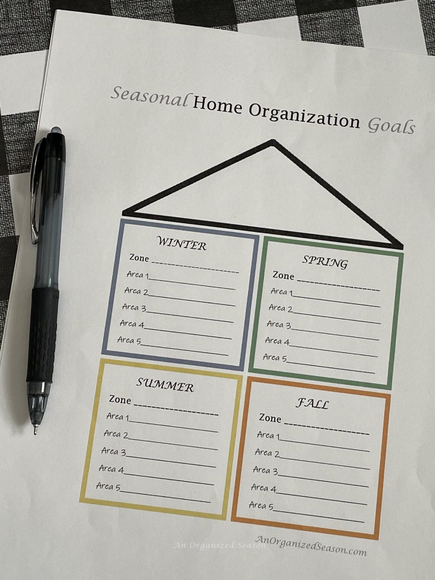 Join the Fall Home Organization Challenge - An Organized Season