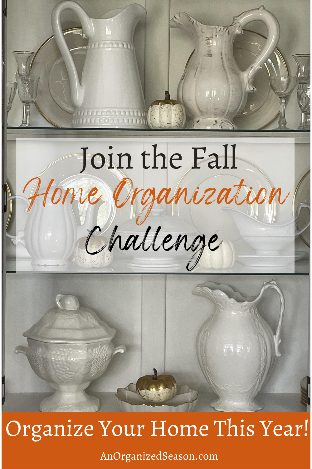 Join the Fall Home Organization Challenge - An Organized Season