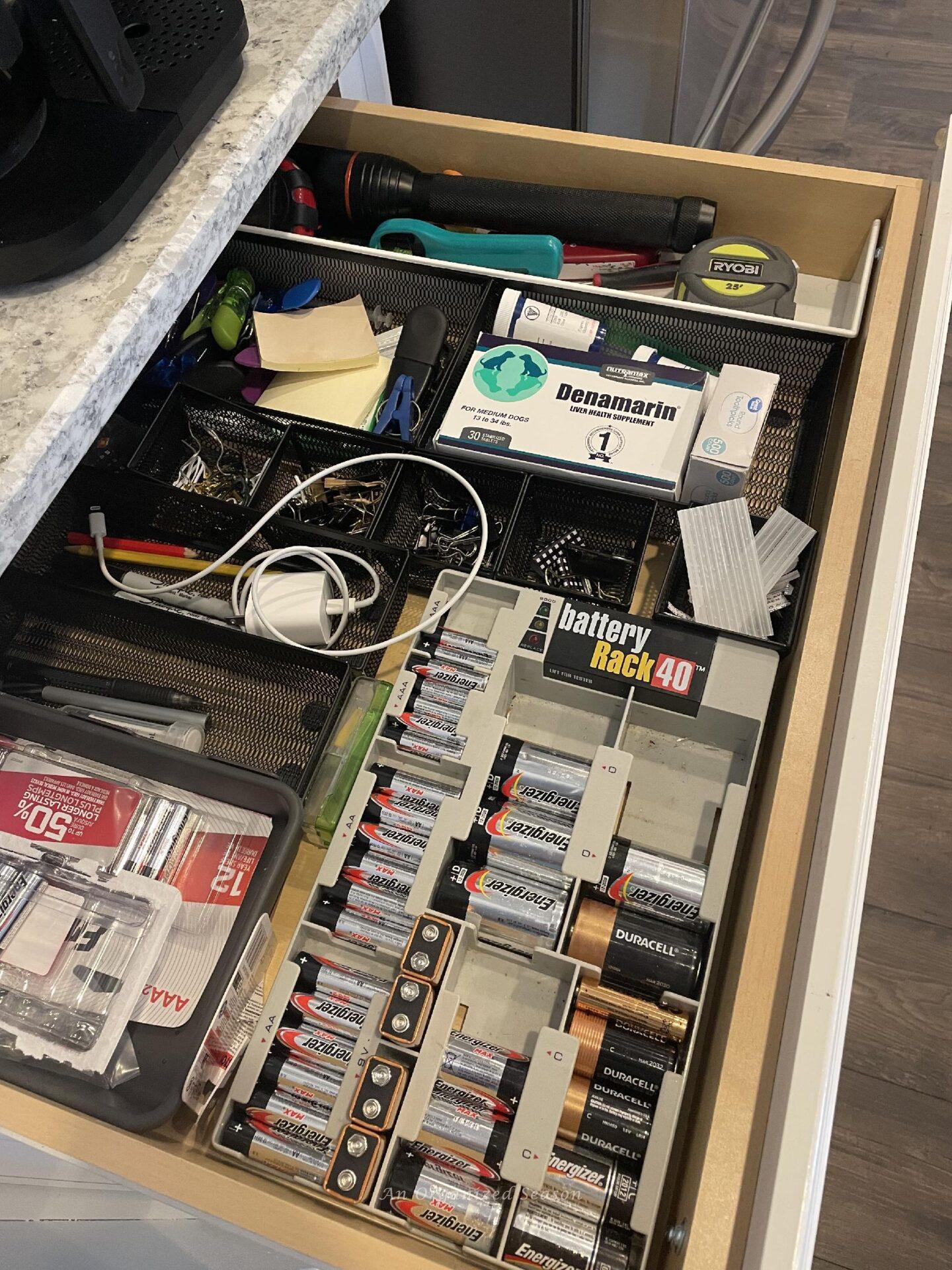 How to Organize Your Junk Drawer Once And For All - An Organized Season