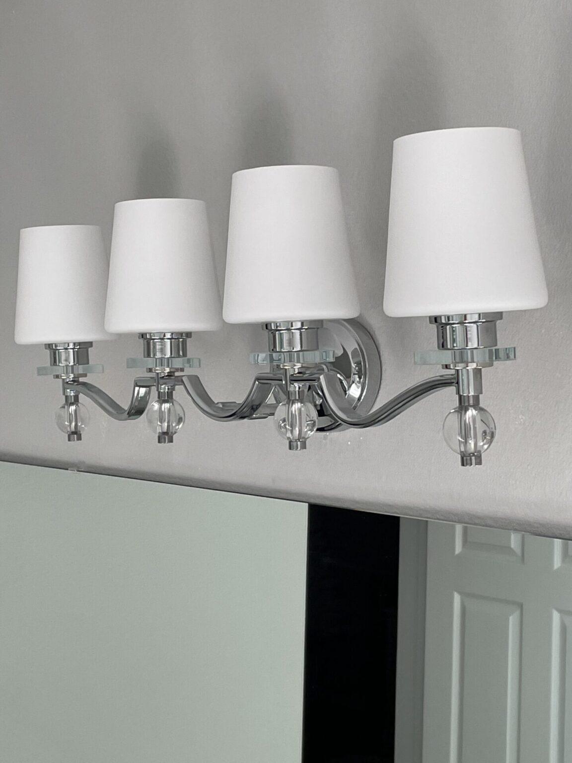How to Replace your Bathroom Light Fixture - An Organized Season
