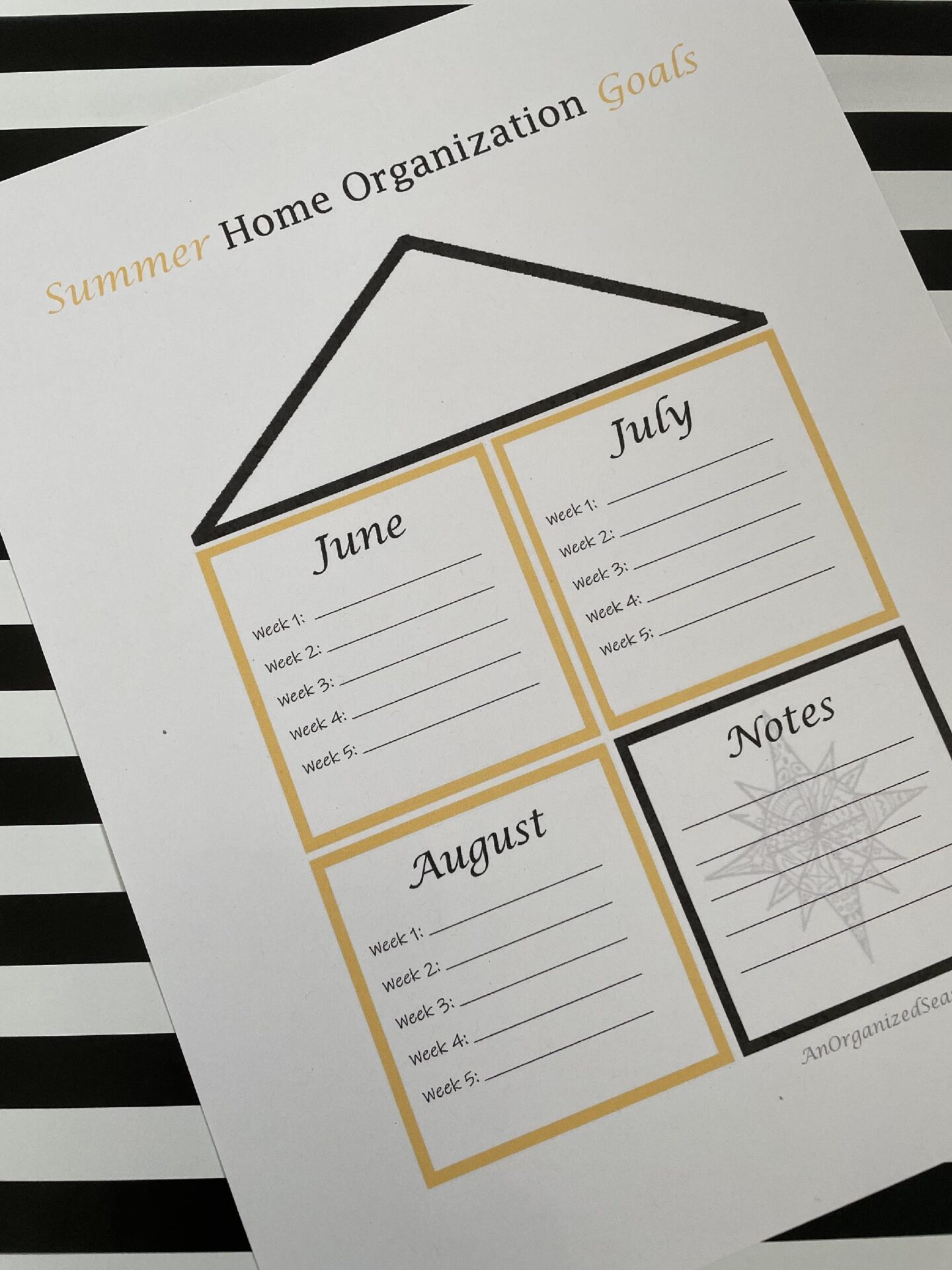 The Summer Home Organization Challenge - An Organized Season