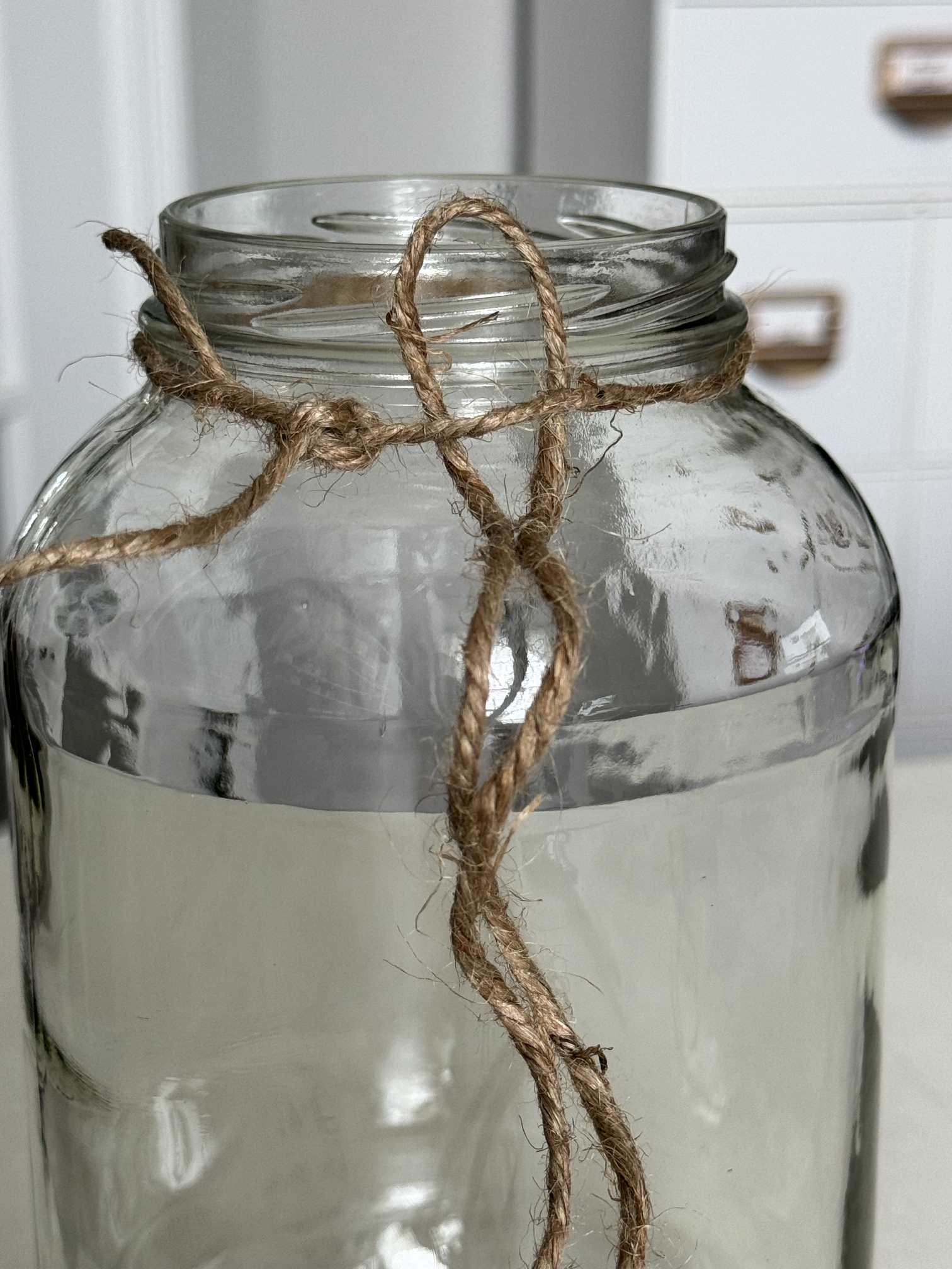 DIY Coastal Lantern Made From a Pickle Jar - An Organized Season