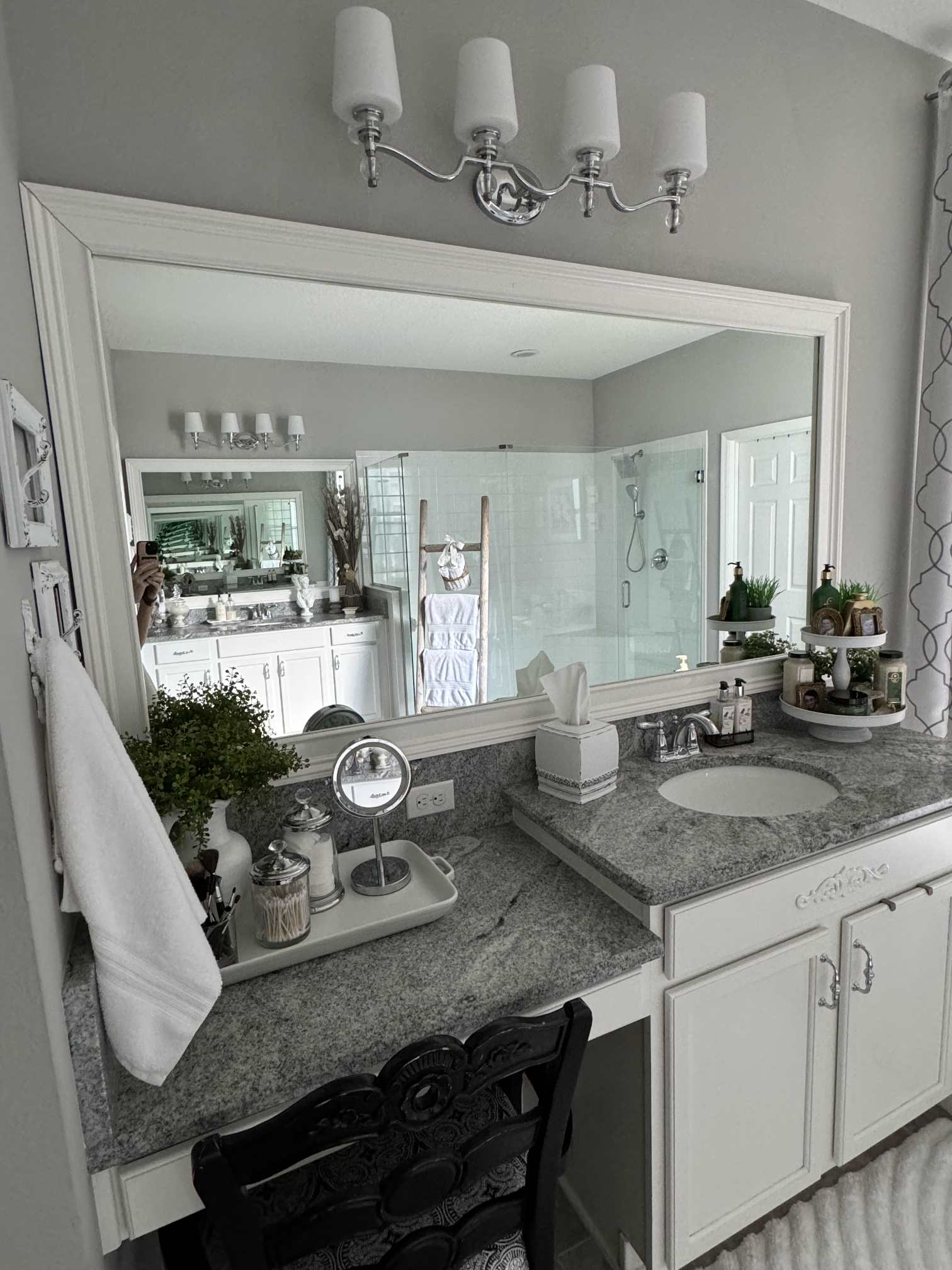 Upgrade Your Bathroom Mirror With a Beautiful DIY Frame - An Organized ...
