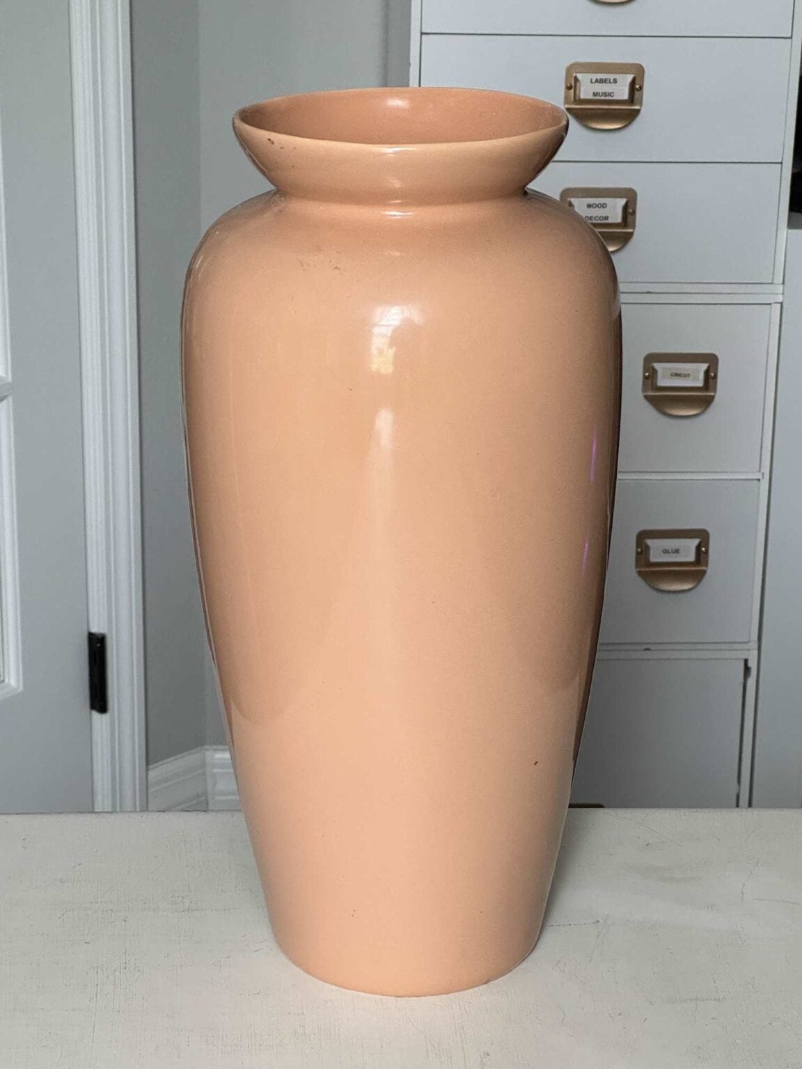 Easy Way to Upcycle An Outdated Thrift Store Vase - An Organized Season