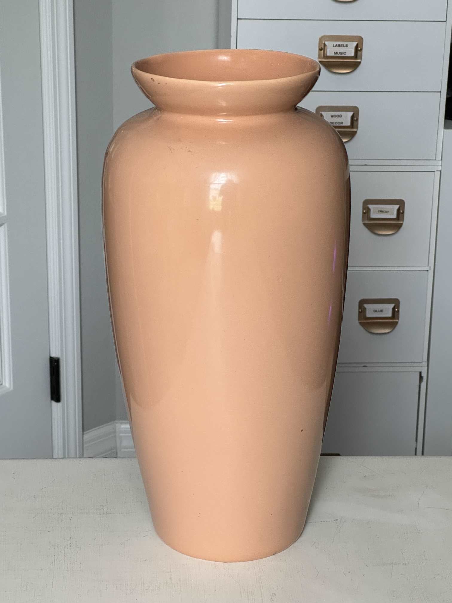 Easy Way to Upcycle An Outdated Thrift Store Vase - An Organized Season