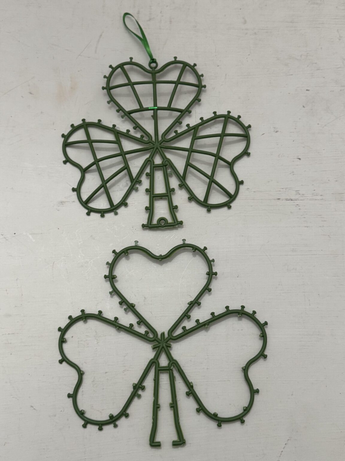 Easy DIY St Patrick's Day Decor Shamrock Upcycle - An Organized Season