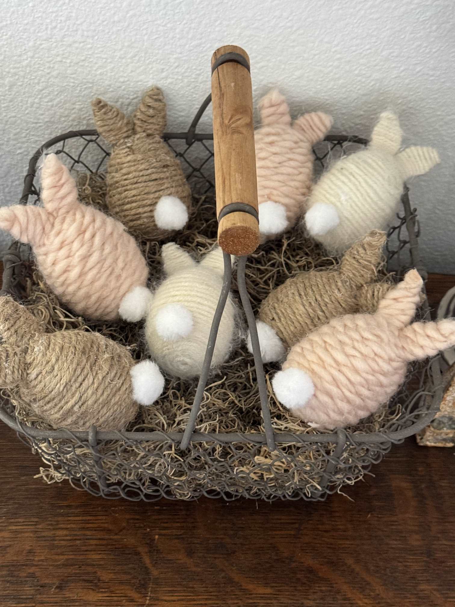 Simple and Cute DIY Bunny Eggs with Pom Pom Tails - An Organized Season