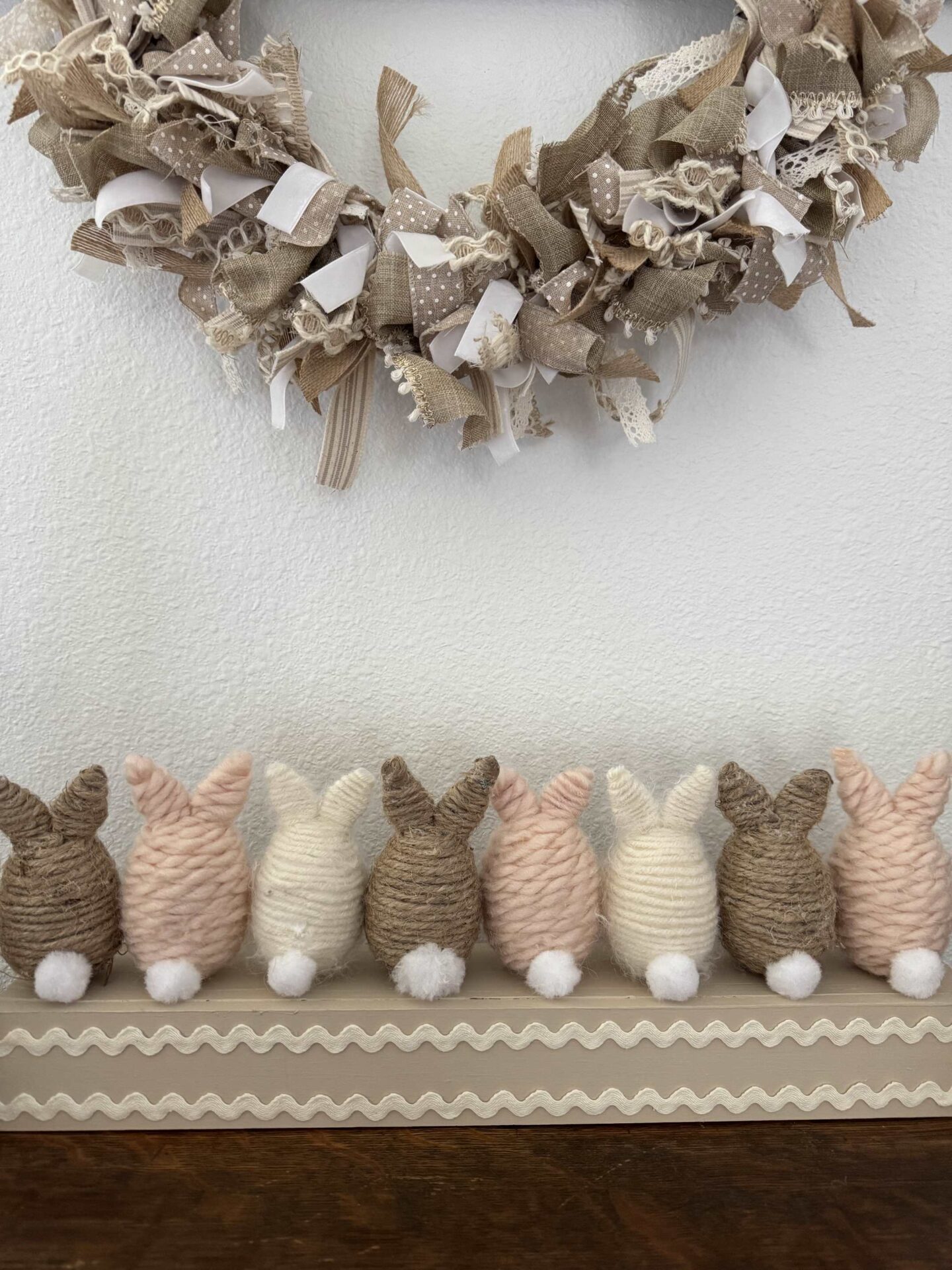 Simple and Cute DIY Bunny Eggs with Pom Pom Tails - An Organized Season