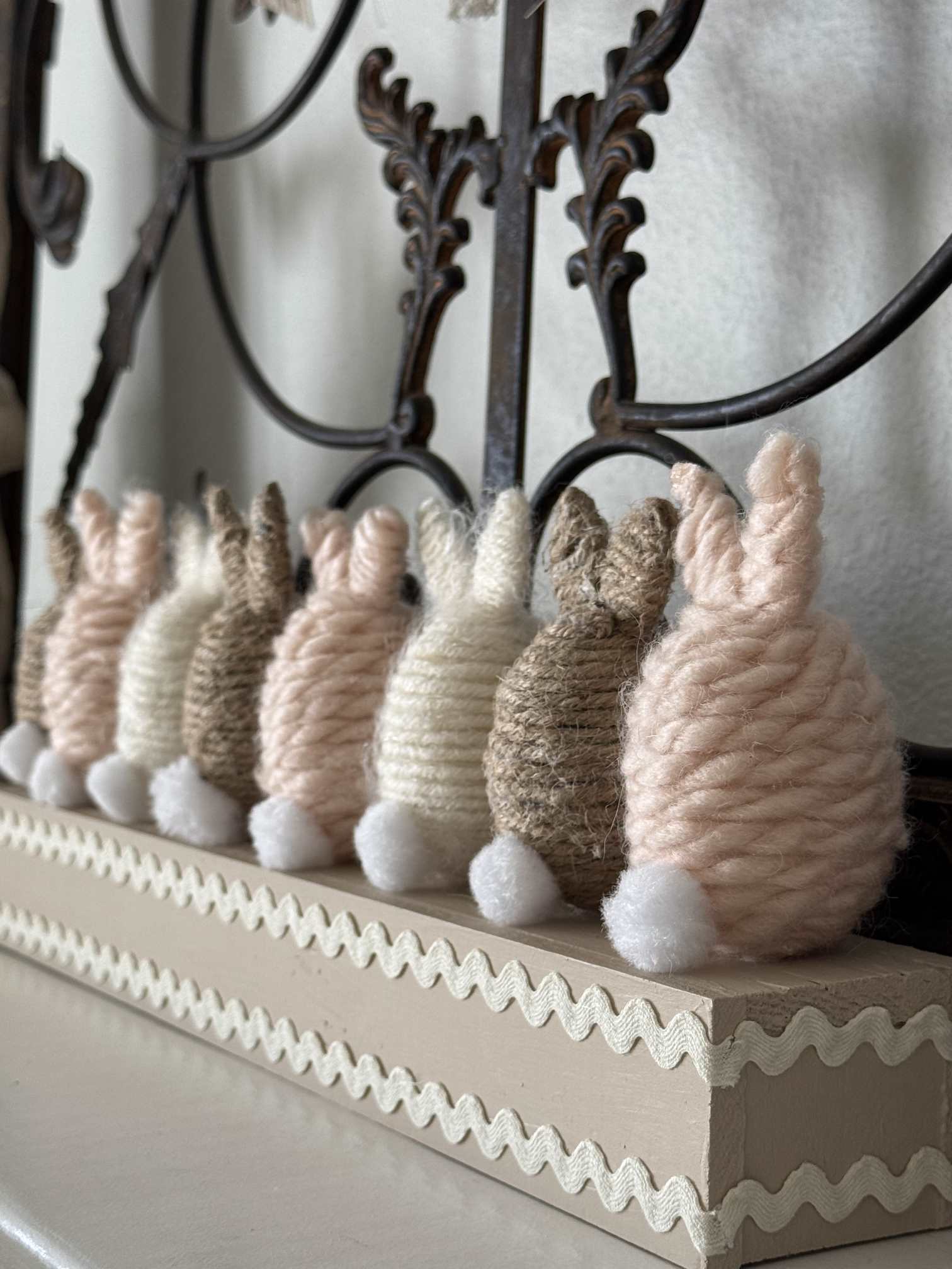 Simple and Cute DIY Bunny Eggs with Pom Pom Tails - An Organized Season