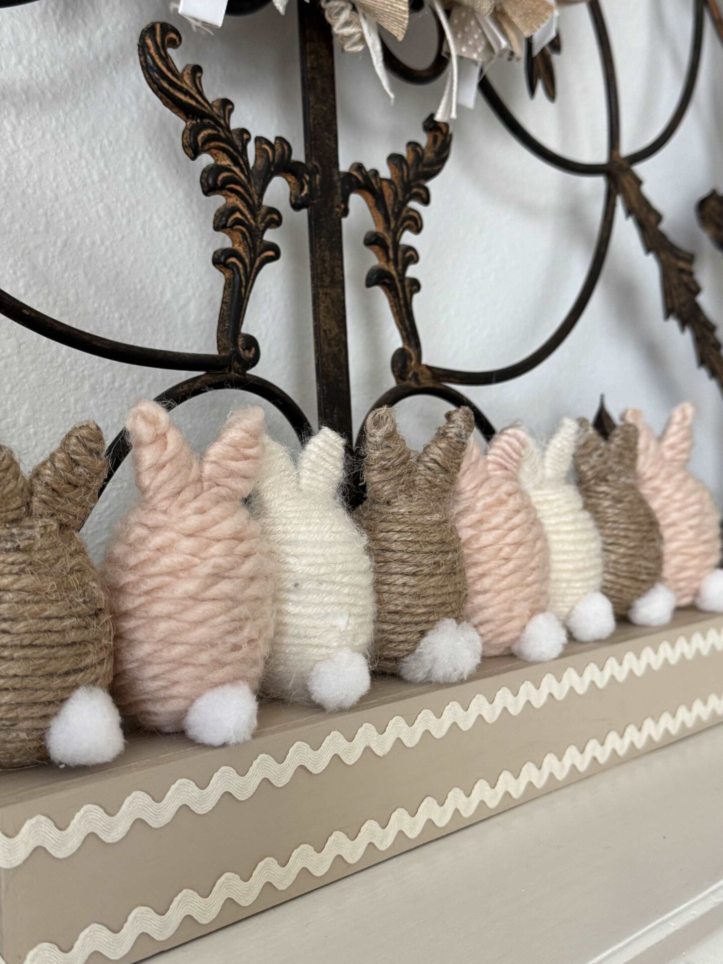 Simple and Cute DIY Bunny Eggs with Pom Pom Tails - An Organized Season