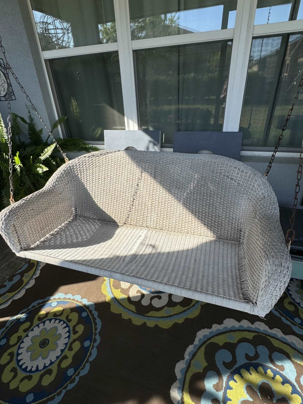 Makeover Your Porch Swing With Four Easy DIY Steps - An Organized Season