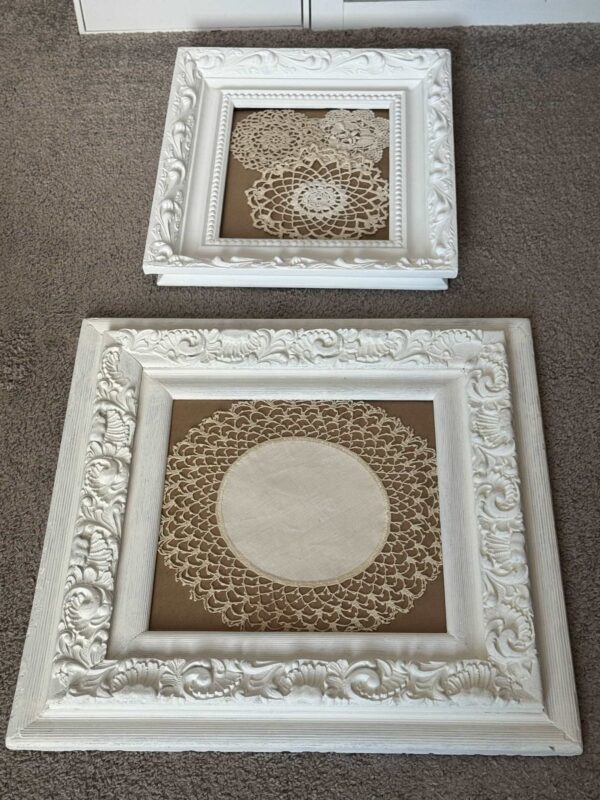 Easy Way to Turn Vintage Doilies into Stunning Wall Art - An Organized ...