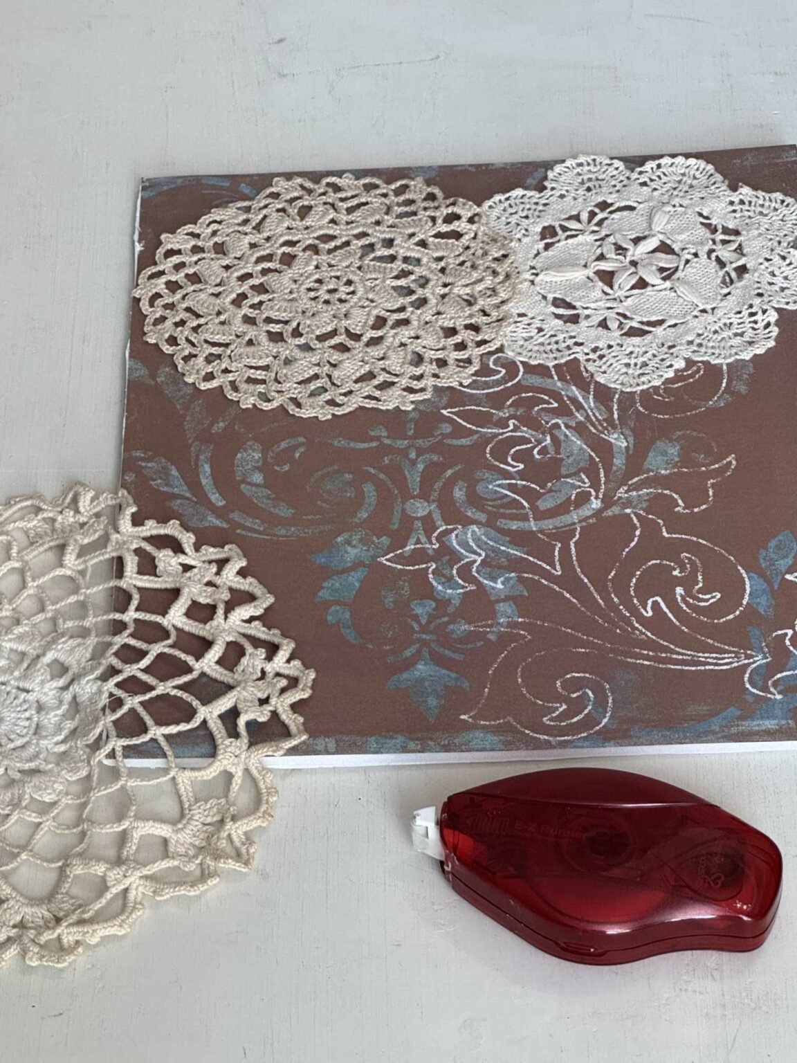 Easy Way to Turn Vintage Doilies into Stunning Wall Art - An Organized ...