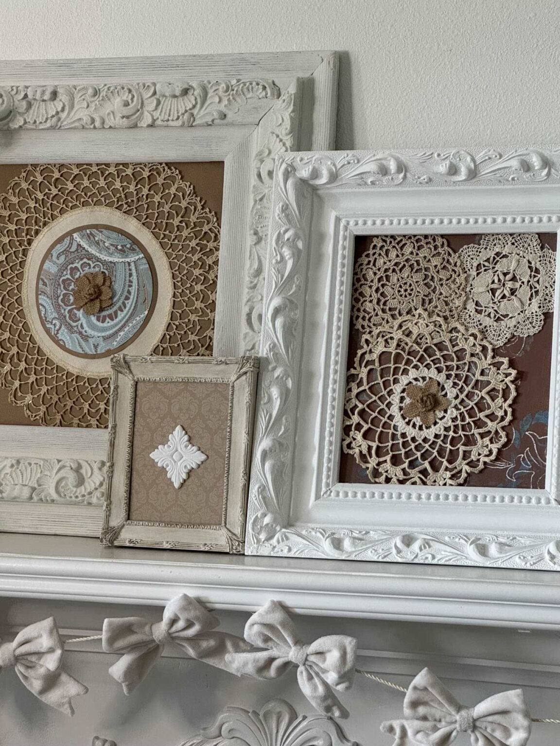 Easy Way to Turn Vintage Doilies into Stunning Wall Art - An Organized ...