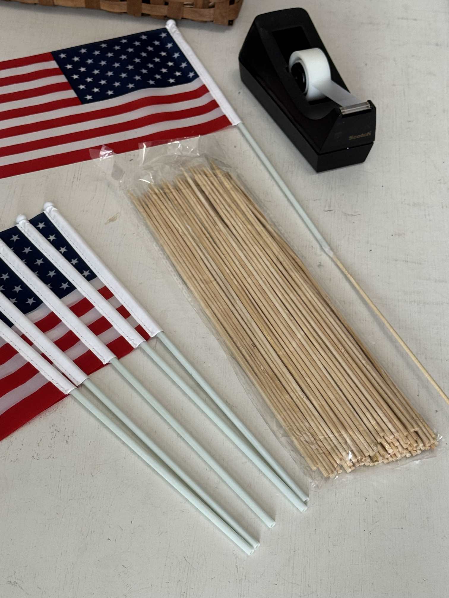 Patriotic Decor: Easy 4th Of July Dollar Tree Flag Wreath - An ...