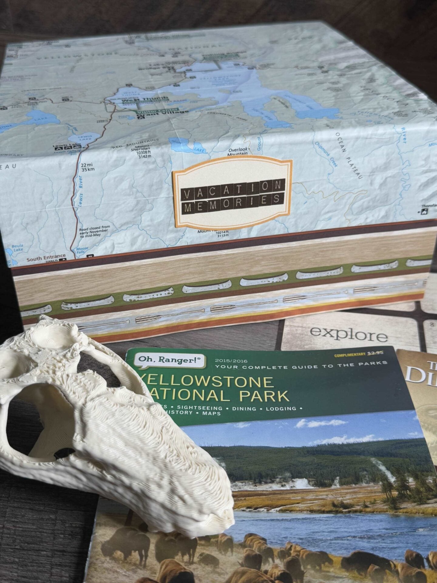 Easily Create a DIY Memory Box With a Map - An Organized Season