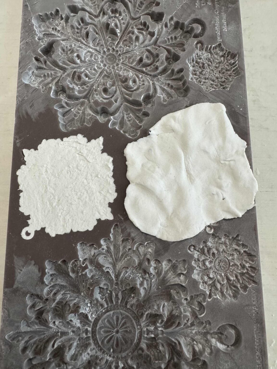 How to Make Air-Dry Clay Snowflakes for DIY Trees - An Organized Season